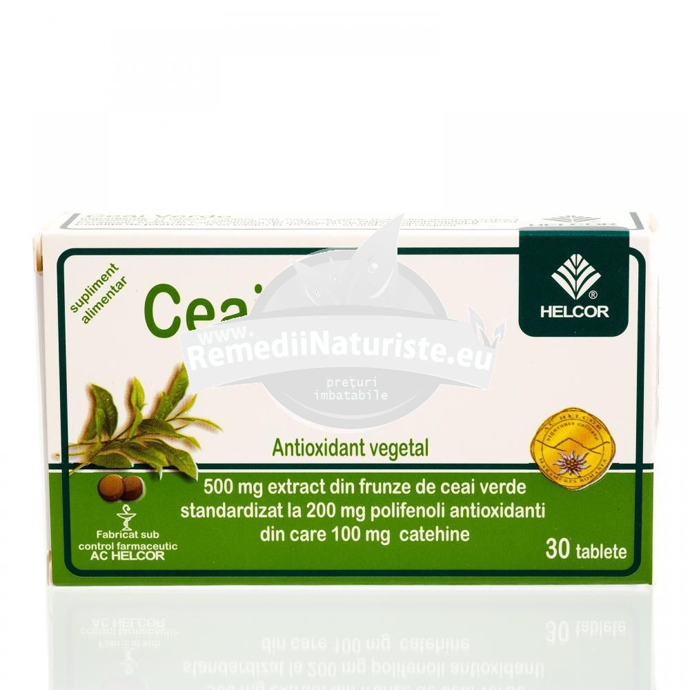 CEAI VERDE 30cpr AC HELCOR Tratament naturist antioxidant antitumoral ...